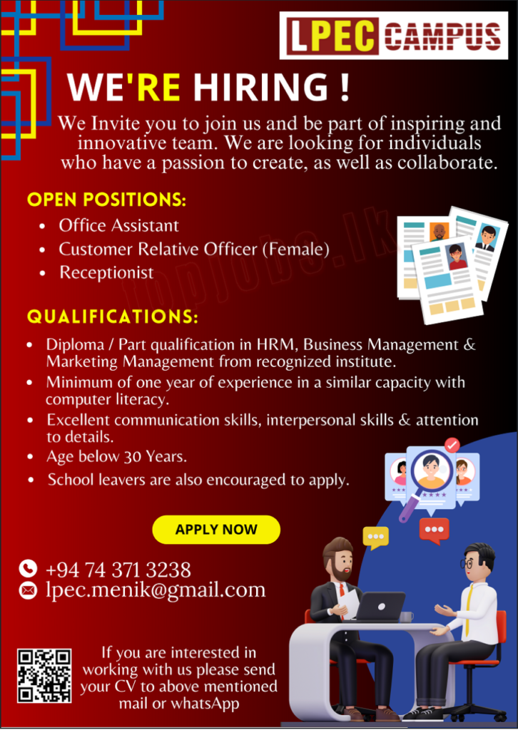 GOODJOB - Sri Lanka popular Job Network jobs,vacancies,careers,employment